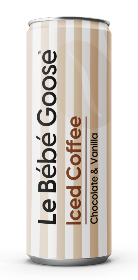 Le Bebe Goose Iced Coffee, luxury coffee and chocolate drinks